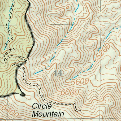 Telegraph Peak (Angeles Atlas) Map by US Forest Service R5 | Avenza Maps
