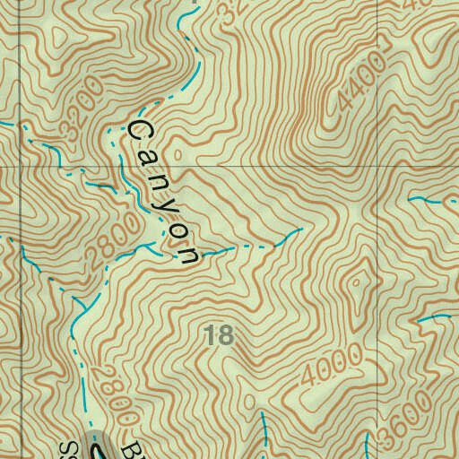 Waterman Mountain (Angeles Atlas) Map by US Forest Service R5 | Avenza Maps