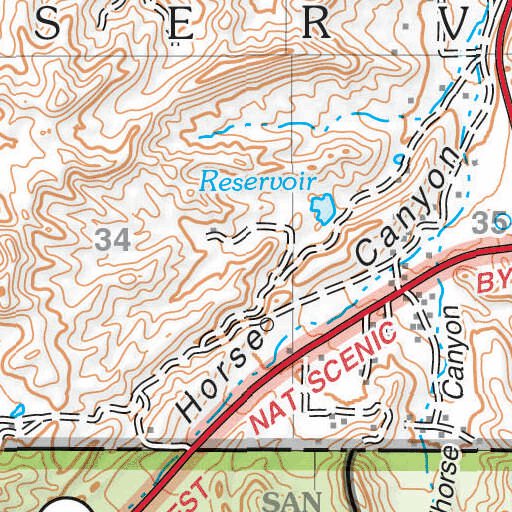 Phelan (Angeles Atlas) Map by US Forest Service R5 | Avenza Maps