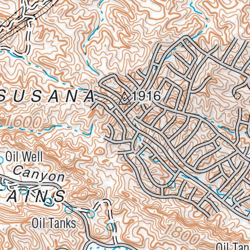 Newhall (Angeles Atlas) Map by US Forest Service R5 | Avenza Maps