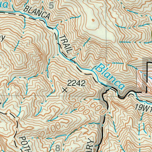 Cobblestone Mountain (Angeles Atlas) Map by US Forest Service R5 ...