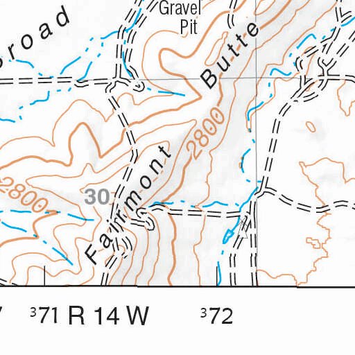 Fairmont Butte (Angeles Atlas) Map by US Forest Service R5 | Avenza Maps