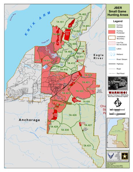 JBER Hunting Map by iSportsman | Avenza Maps