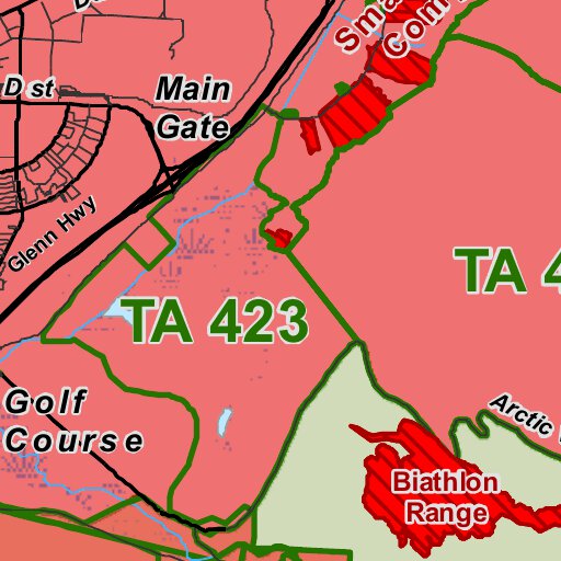 JBER Hunting Map by iSportsman | Avenza Maps