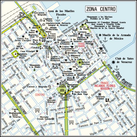 Guia Roji Calles Veracruz / Zona Urbana Map by Guia Roji | Avenza Maps