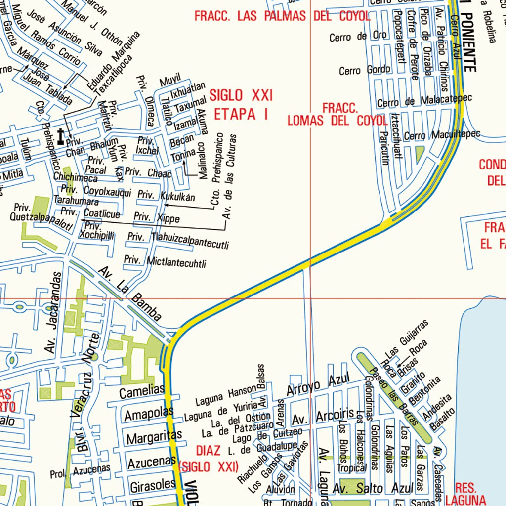 Guia Roji Calles Veracruz / Zona Urbana Map by Guia Roji | Avenza Maps