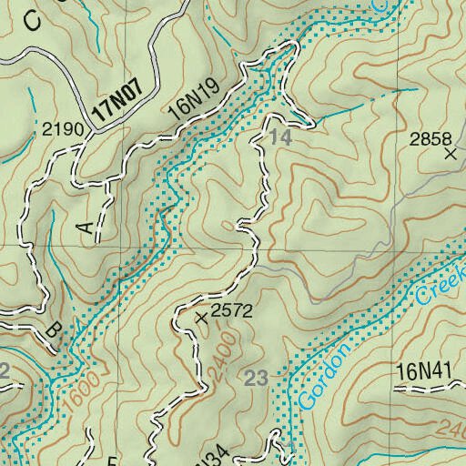 Gasquet Map by US Forest Service R5 | Avenza Maps