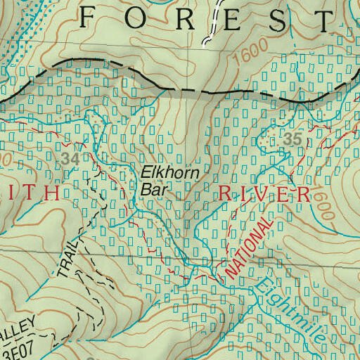 Ship Mountain Map by US Forest Service R5 | Avenza Maps