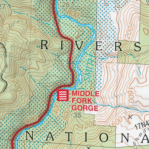 Hiouchi Map by US Forest Service R5 | Avenza Maps