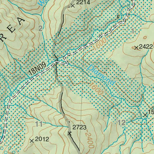 High Plateau Mountain Map by US Forest Service R5 | Avenza Maps
