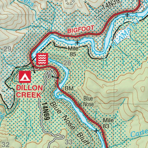 Dillon Mountain (Six Rivers Atlas) Map by US Forest Service R5 | Avenza ...