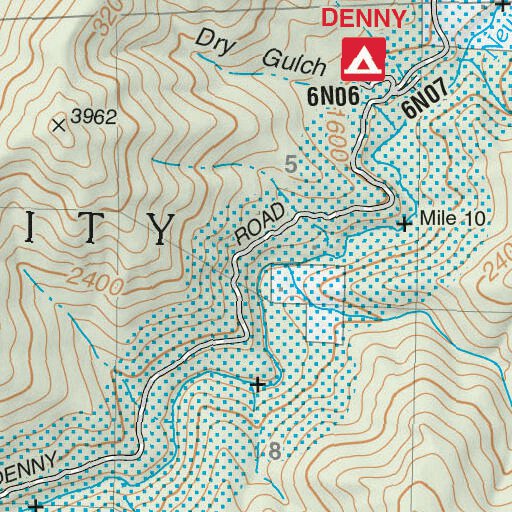 Denny (Six Rivers Atlas) Map by US Forest Service R5 | Avenza Maps
