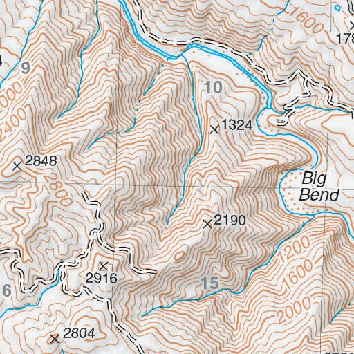 Mad River Buttes Map by US Forest Service R5 | Avenza Maps