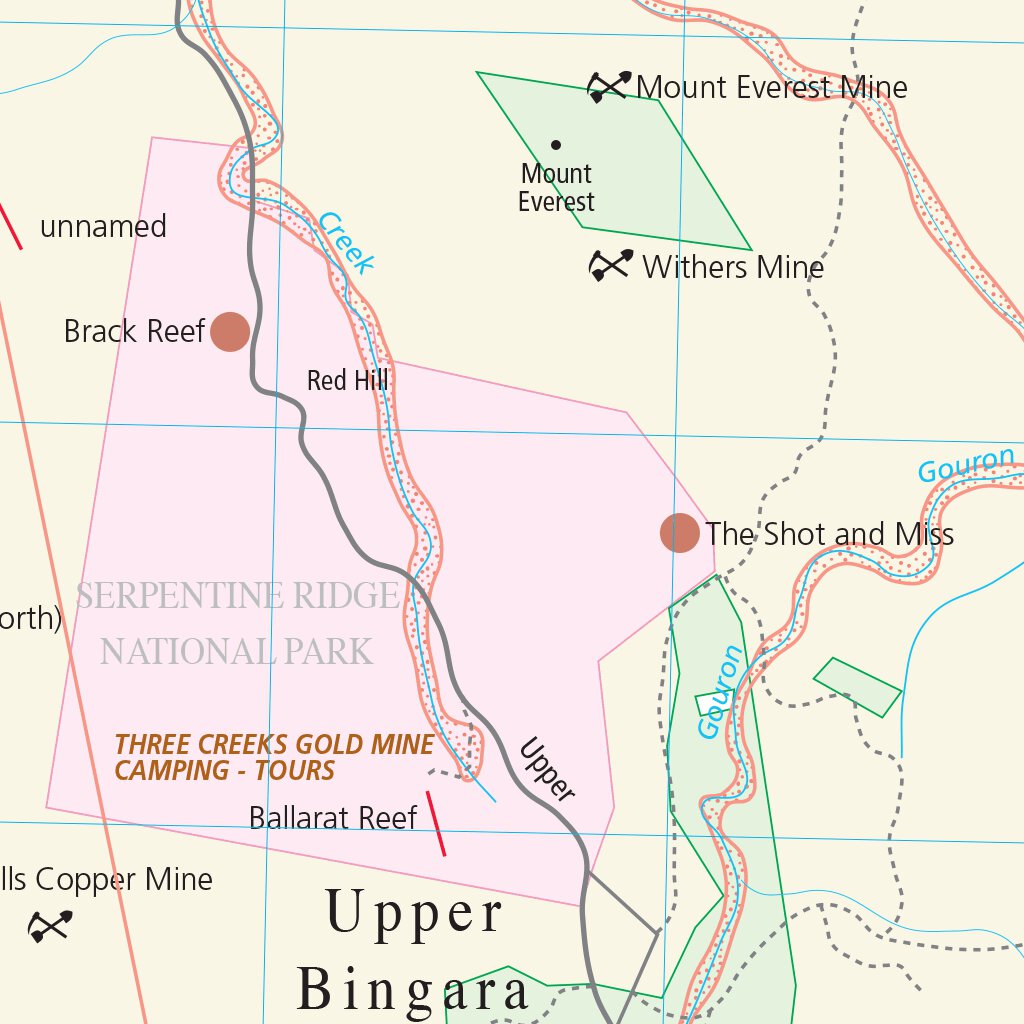 Upper Bingara Goldfield Map by Doug Stone GOLD MAPS | Avenza Maps