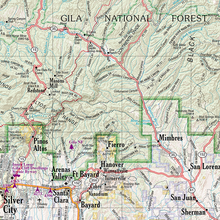New Mexico Atlas & Gazetteer Map by Garmin | Avenza Maps
