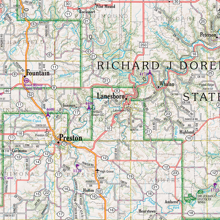 Minnesota Atlas & Gazetteer Map by Garmin | Avenza Maps