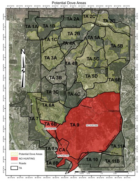JBSA-Camp Bullis Dove Hunting Map by iSportsman | Avenza Maps