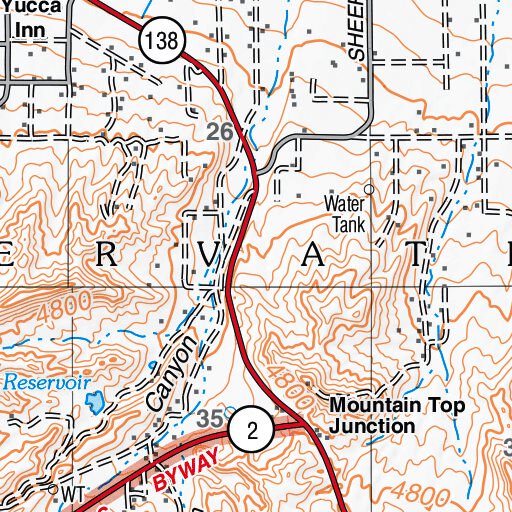 Phelan (San Bernardino Atlas) Map by US Forest Service R5 | Avenza Maps