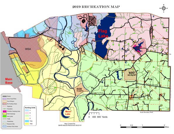 Barksdale AFB Recreation Map by iSportsman | Avenza Maps