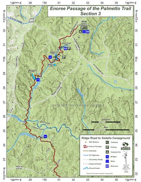 Enoree Passage of the Palmetto Trail (Map Bundle) by Palmetto ...
