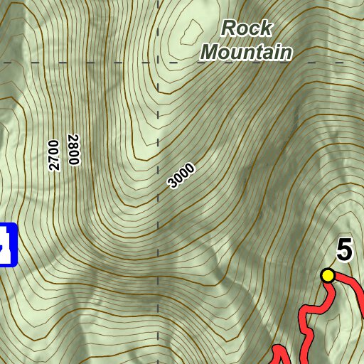 Roundtop Mountain Passage of the Palmetto Trail Map by Palmetto ...