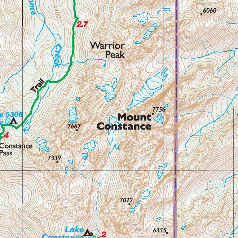136: Tyler Peak, WA Map by Green Trails Maps, Inc. | Avenza Maps