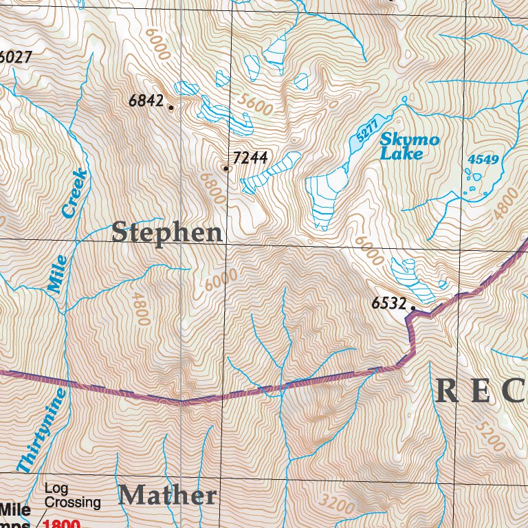 016: Ross Lake, WA Map by Green Trails Maps, Inc. | Avenza Maps