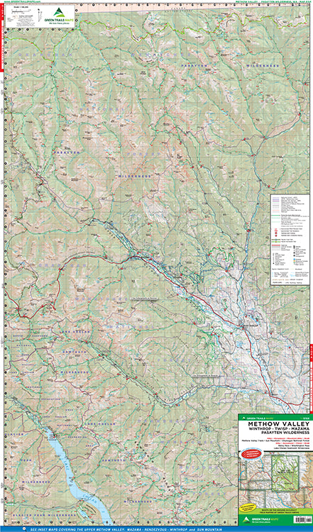 051SX: Methow Valley - Pasayten Wilderness, WA Map by Green Trails Maps ...