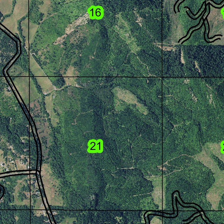 Cloverdale T19S R2W Township Map by Super See Services | Avenza Maps