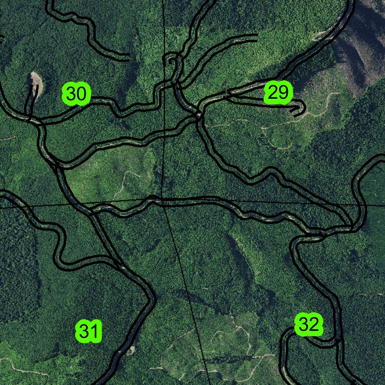 Marcola T16S R13W Township Map by Super See Services | Avenza Maps