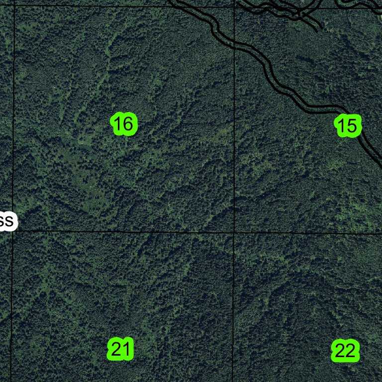 Cummins Peak T15S R11W Township Map by Super See Services | Avenza Maps