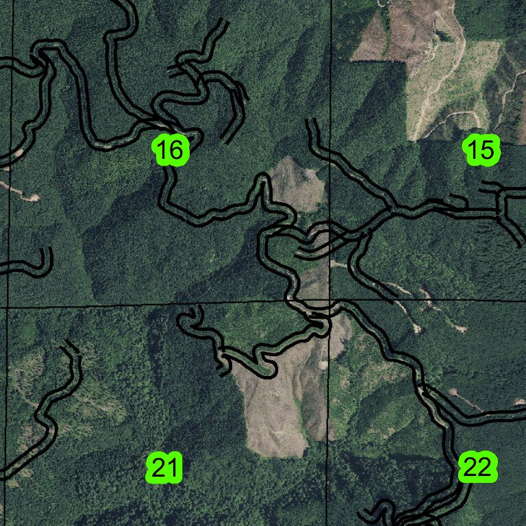 Drift Creek T13S R9W Township Map by Super See Services | Avenza Maps