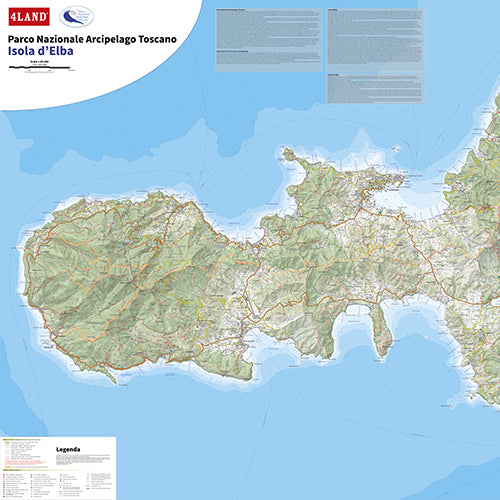 Parco Nazionale Arcipelago Toscano (Park official) Map by 4LAND Srl ...