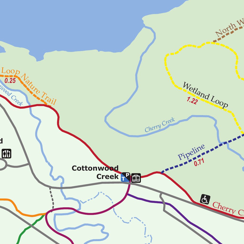 Cherry Creek State Park Map by Pocket Pals Trail Maps | Avenza Maps