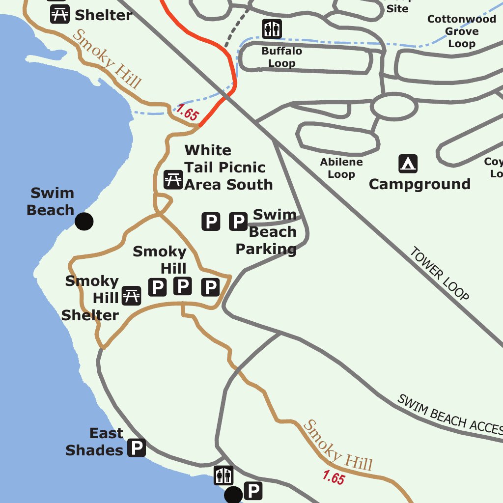 Cherry Creek State Park Map by Pocket Pals Trail Maps | Avenza Maps