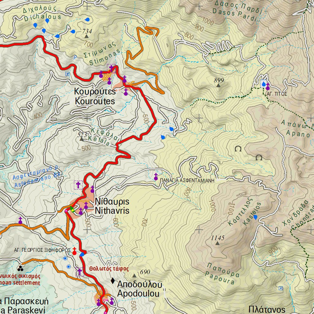 Crete K4 Map by Anavasi editions | Avenza Maps