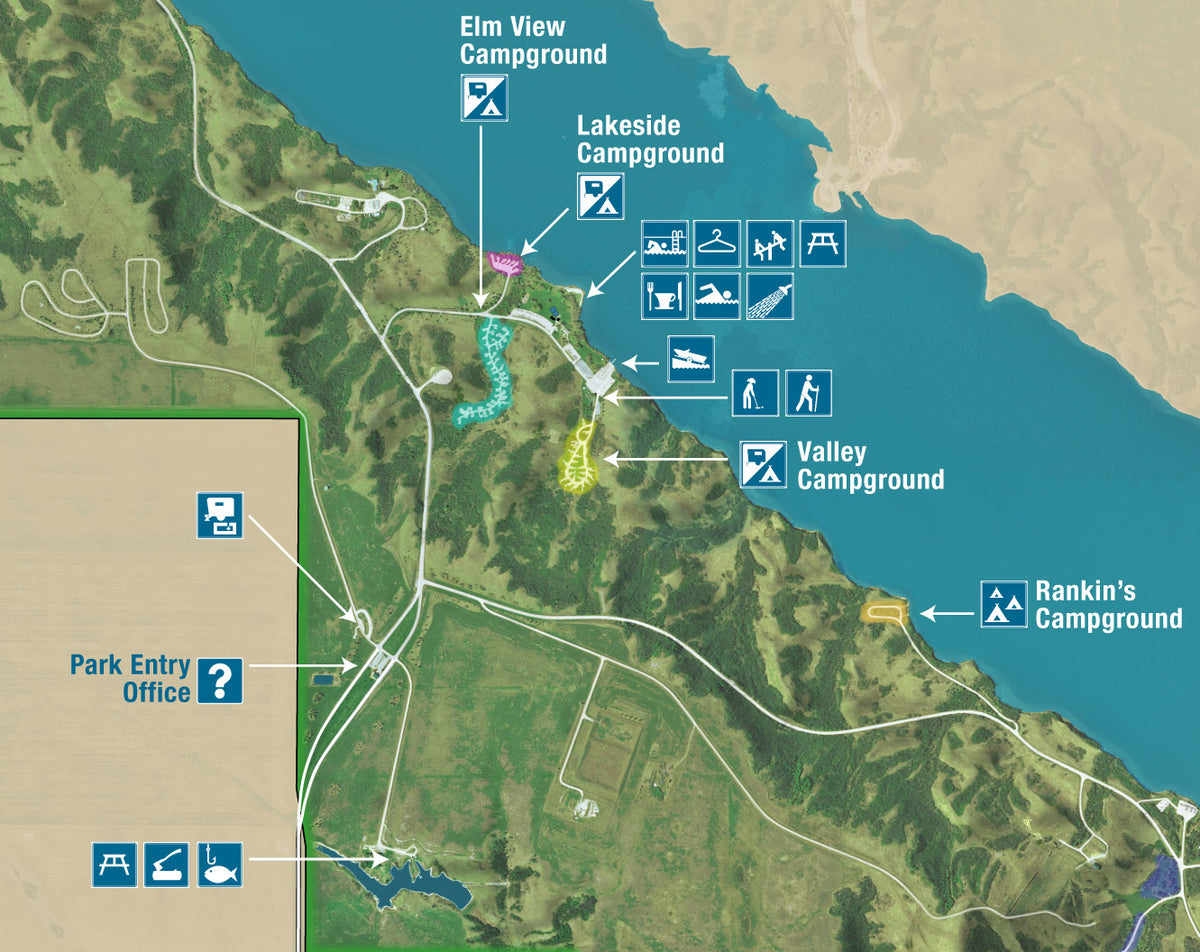 Buffalo Pound Provincial Park Map by As the Crow Flies cARTography ...