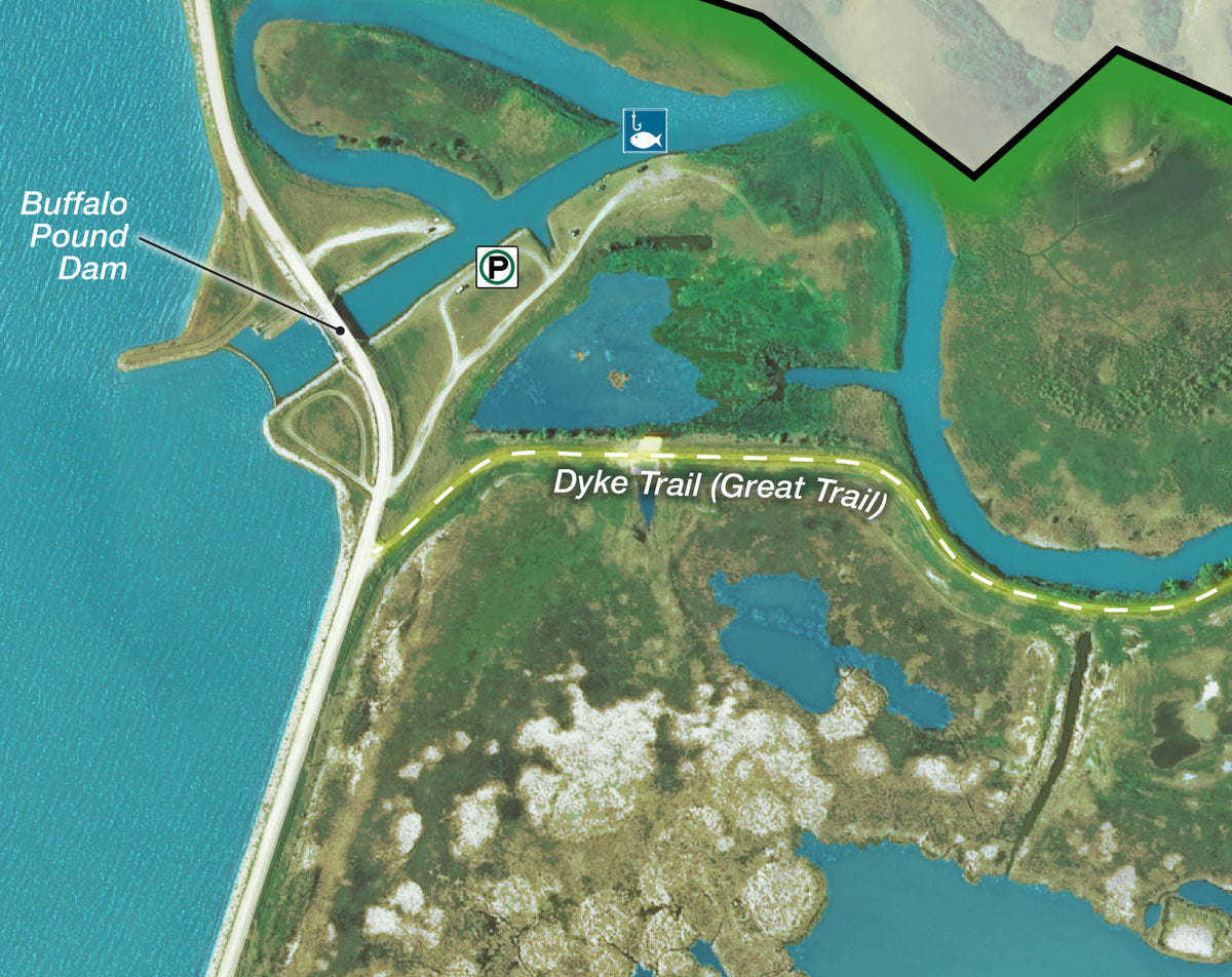 Buffalo Pound Provincial Park Map by As the Crow Flies cARTography ...