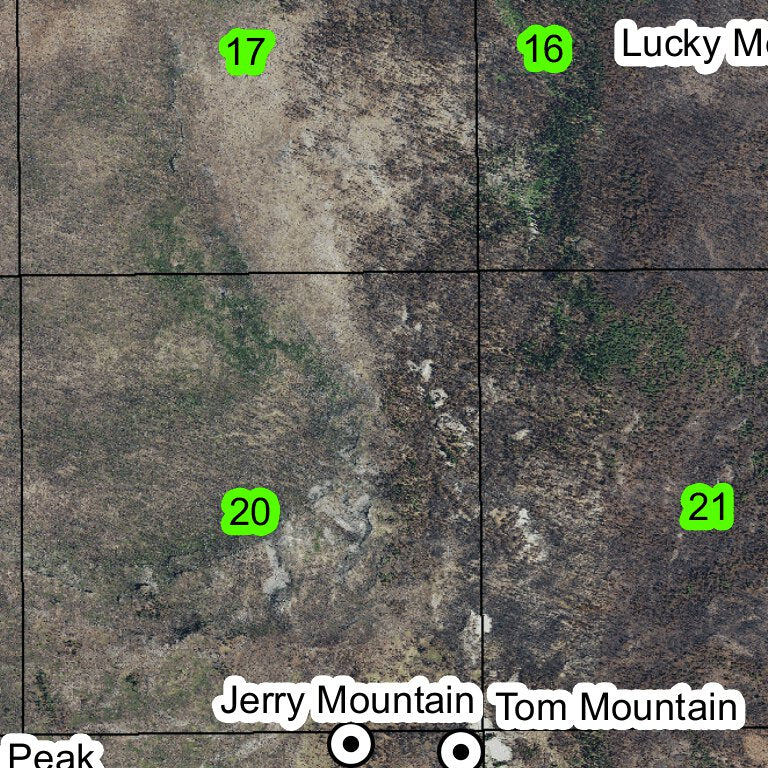 Tom Jerry Mountain T32S R5E Township Map by Super See Services | Avenza ...