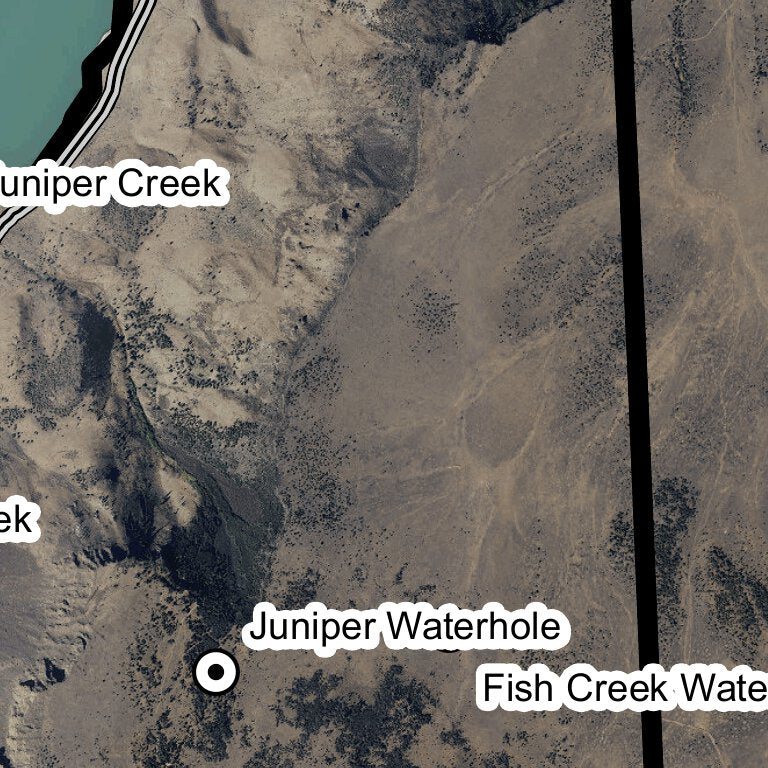 Lake Abert, Oregon Map by Super See Services | Avenza Maps