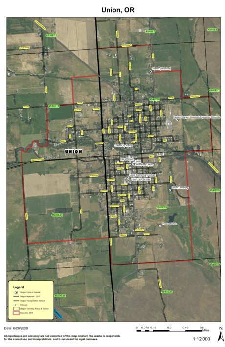 Union, Oregon Map by Super See Services | Avenza Maps