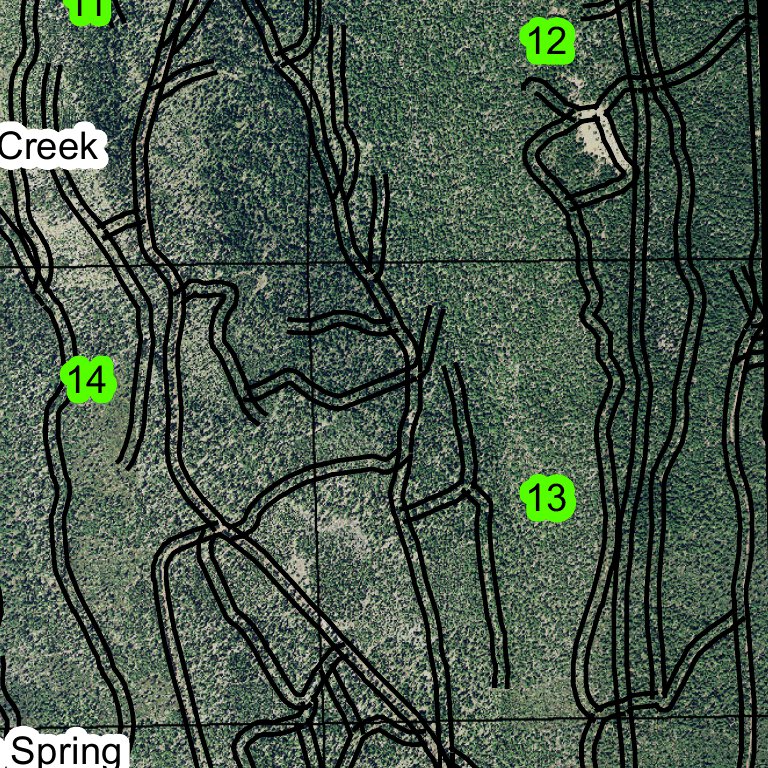 Black Butte T13S R9E Township Map by Super See Services | Avenza Maps
