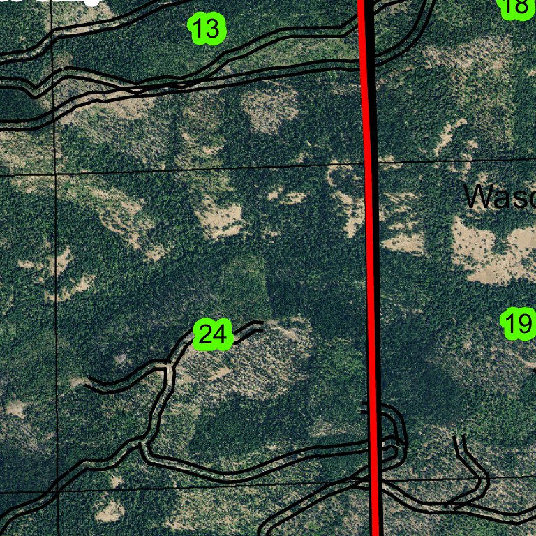 Shellrock Mountain T1S R10E Township Map by Super See Services | Avenza ...