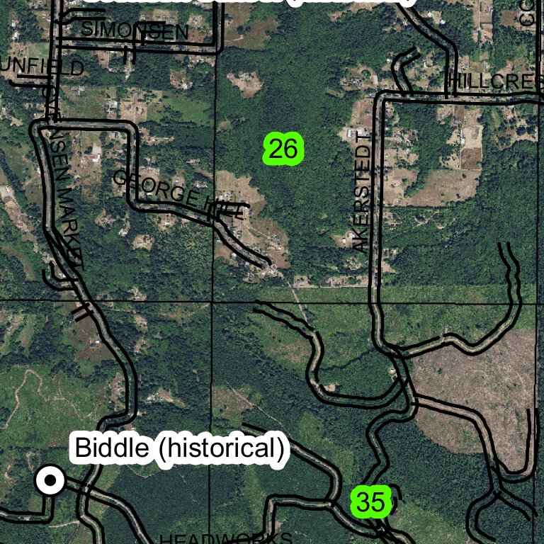 Knappa T8N R8W Township Map by Super See Services | Avenza Maps