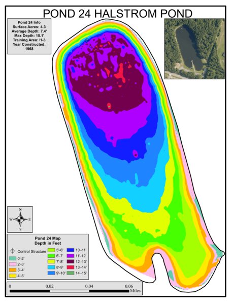 Hunter Army Airfield Pond 24 Halstrom Map by iSportsman | Avenza Maps