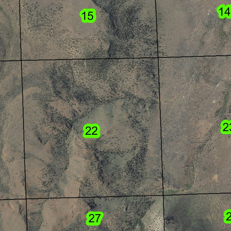 Cahill Reservoir T41S R24E Township Map by Super See Services | Avenza Maps