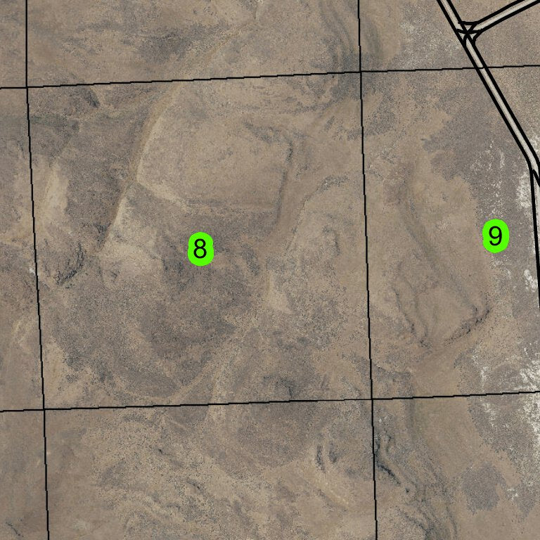 Juniper Spring Draw T35S R24E Township Map by Super See Services ...