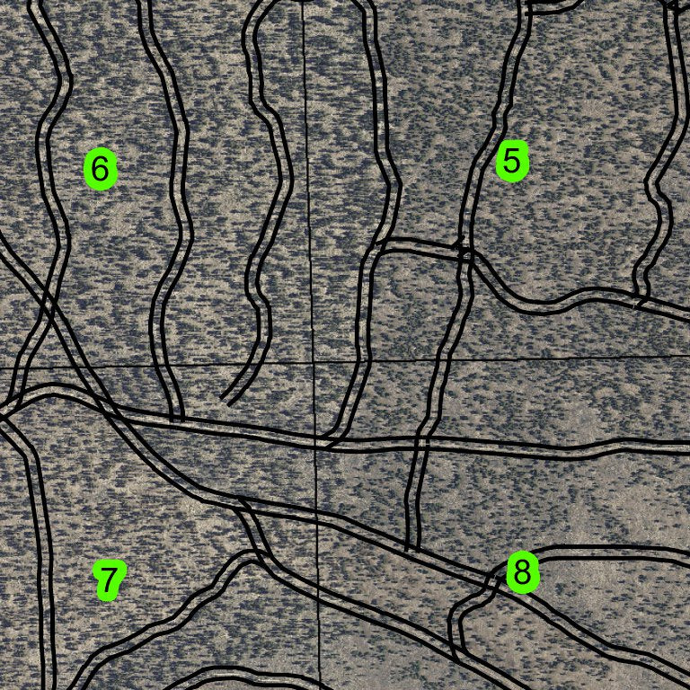 Hole in the Ground T25S R13E Township Map by Super See Services ...