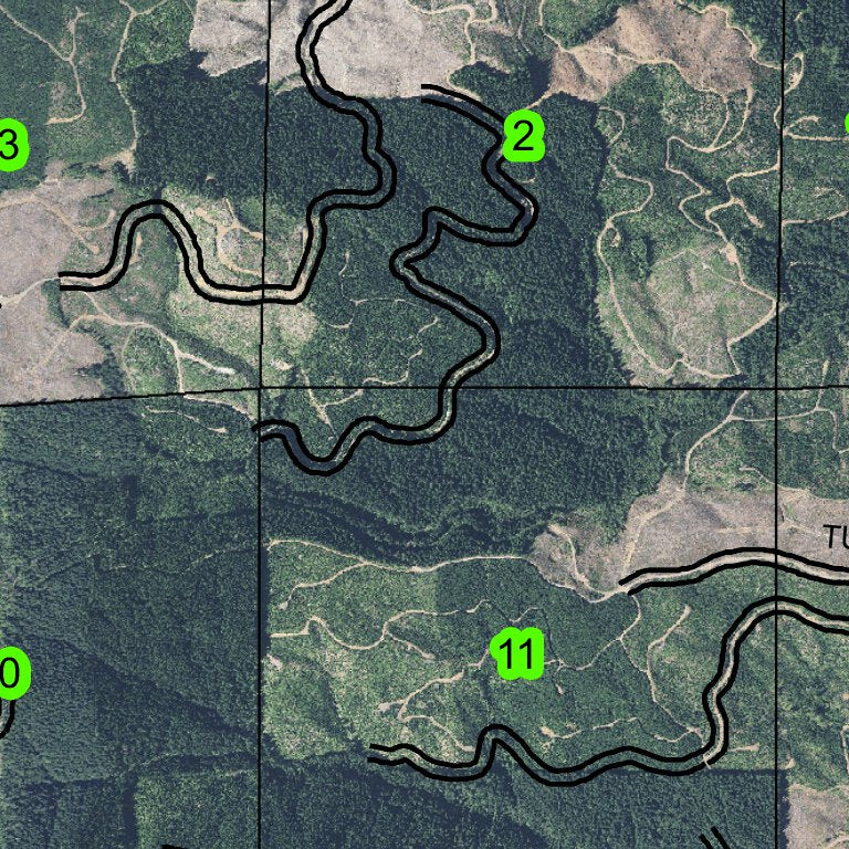 Trask Mountain T2S R6W Township Map by Super See Services | Avenza Maps