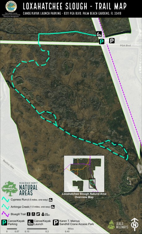 Loxahatchee Slough Natural Area - Trail Guides Bundle Map by Palm Beach ...